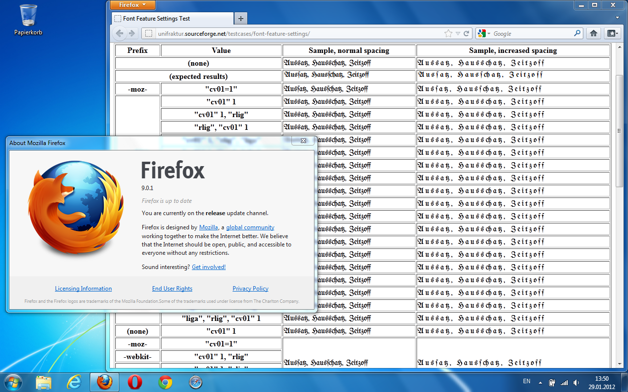 Font Feature Settings Test